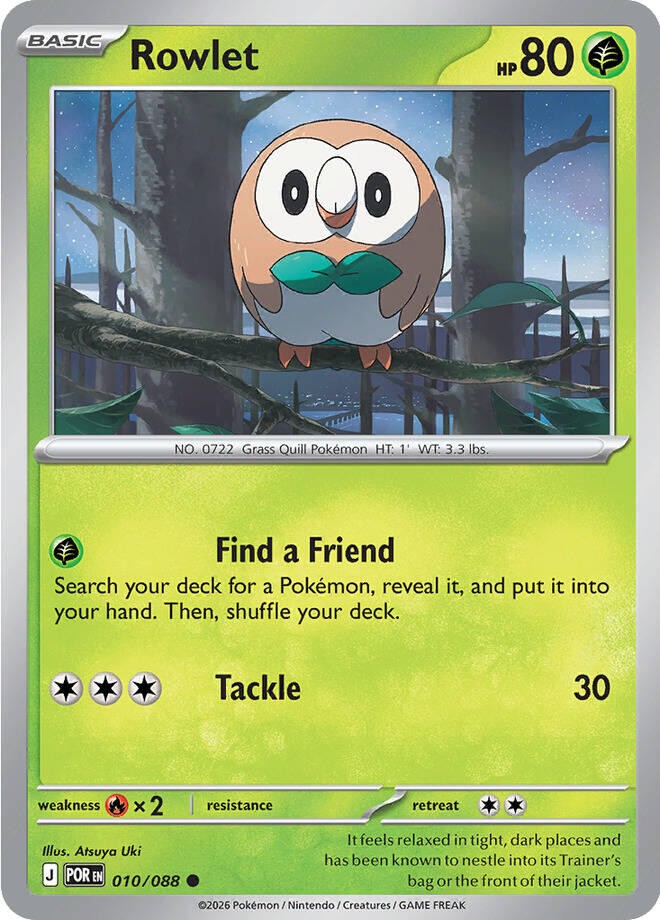 Preços baixos em Rowlet 010/088 Me03: Perfect Order | eBay