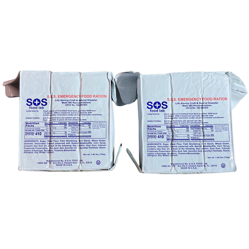SOS Food Labs 6-Day Emergency Food Supply: Natural Disaster Rations | eBay