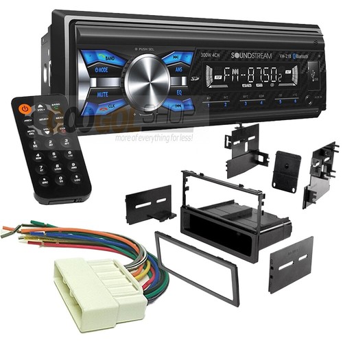 Single DIN Radio USB/MP3/AM/FM CAR Stereo Dash kit for 1990 - 1997 ...