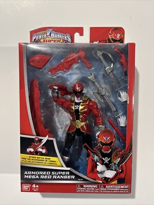 Power Rangers Super Megaforce Armored Super Mega Red Ranger 7" Figure ...