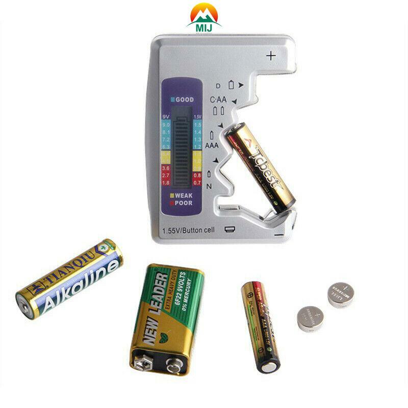 Universal Digital Battery Tester Batery Checker for 9V AA AAA Cell ...