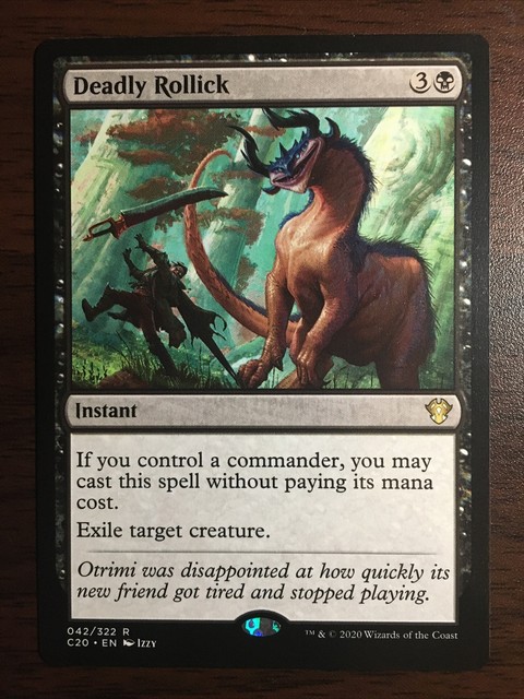 MTG Deadly Rollick Commander 2020 042/322 Regular Rare for sale online ...