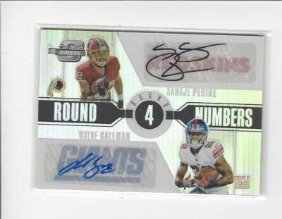 2017 Contenders Optic Round Numbers Samaje Perine/Wayne Gallman ...