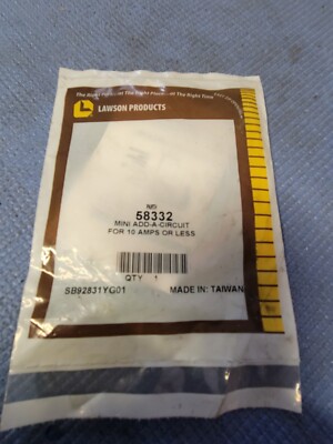 NEW Lawson Products Lawson Products 58332 Mini Add A Circuit Up To 10A ...