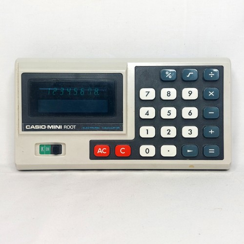 1970s Casio-Mini Root Calculator Pocket Electronic Rare Mini Vintage ...