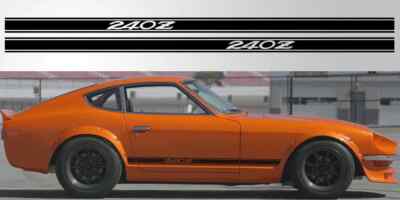Nissan Datsun 240Z Auto Car Stickers Side Decals fits | Black | Vinyl ...