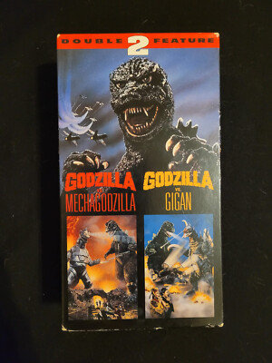 Godzilla Double Feature Used VHS #2215 Gigan & Mecha Godzilla Anchor ...