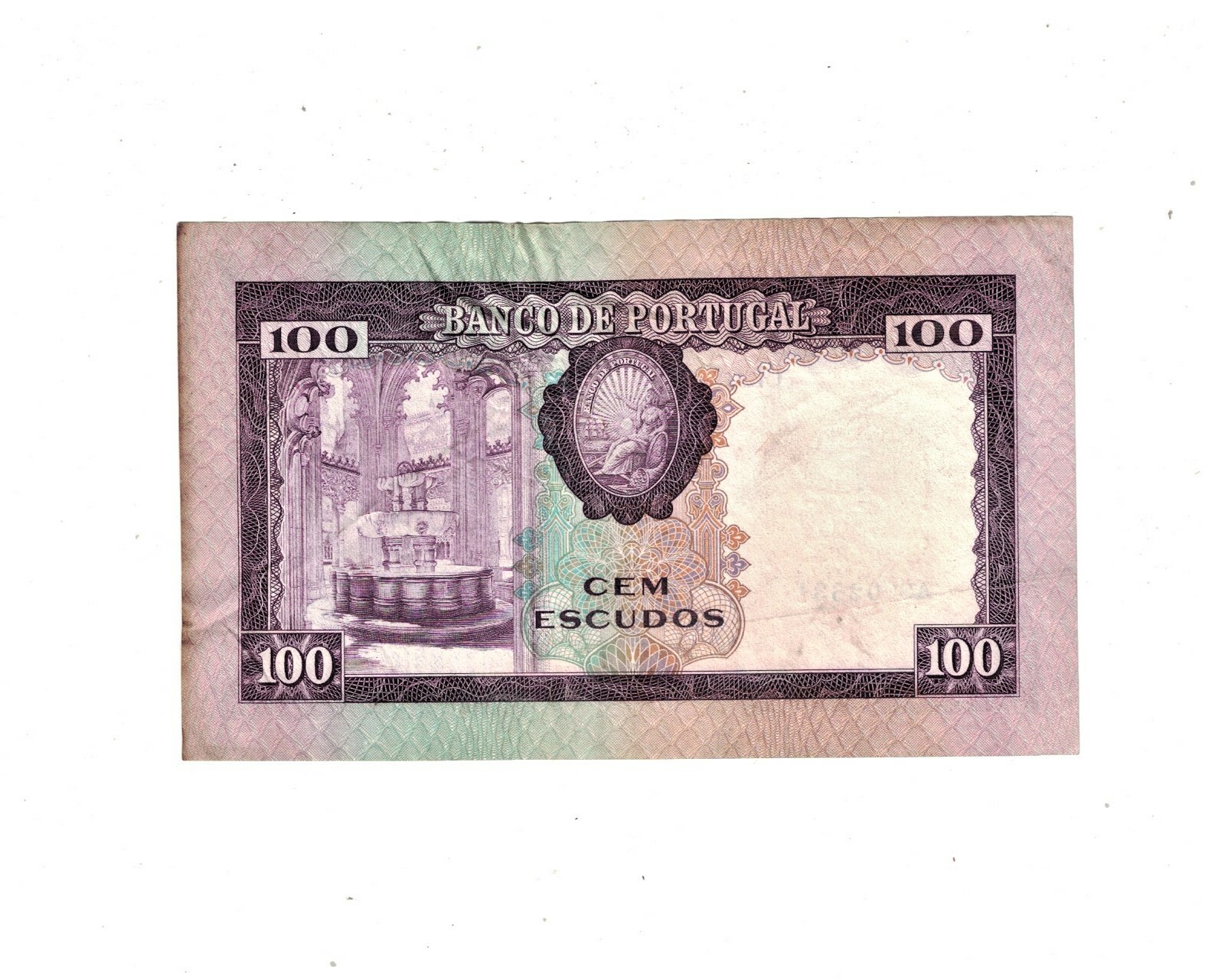 Banco de PORTUGAL 100 Cem Escudos 1961 P165 PB1 | eBay