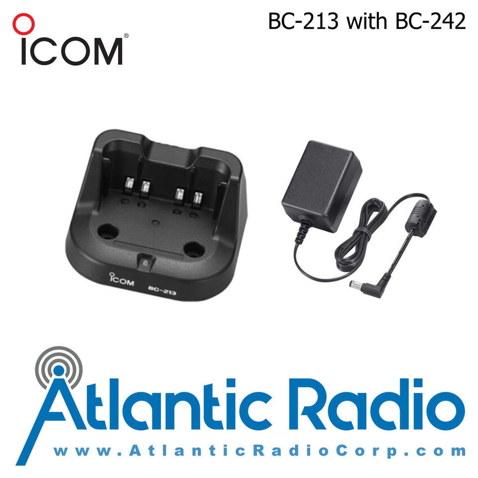 Icom BC-213 & BC-242 (BC213 and BC242) Charger for Icom Portable Two ...