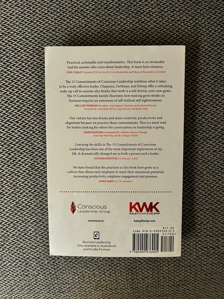 15 Commitments of Conscious Leadership: A New Paradigm for… - Diana ...