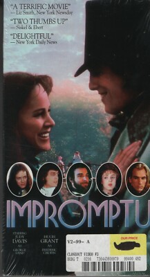 1990 Impromptu Polygram Video VHS 091721DMTVHS2 | eBay