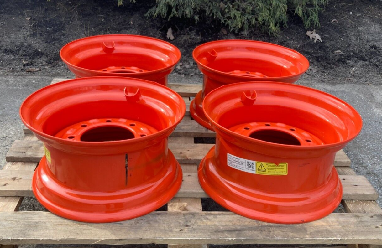 4 - NEW 16.5X8.25X8 Skid Steer Wheel/Rim for Kubota SSV65 & more | eBay