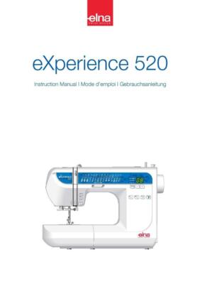 Elna eXperience 520 Owners Manual User Guide Instructions COLOR Copy ...