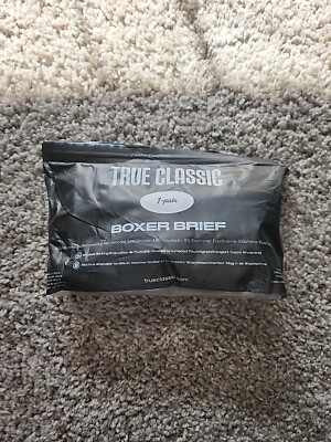 True Classic Men's Sz Xl Boxer Brief Black | eBay