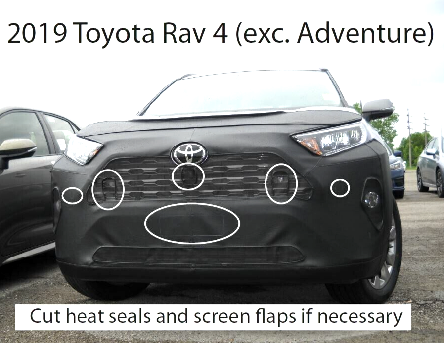 Lebra Front End Mask Bra Cover for 2019 - 2024 Toyota Rav4 | eBay