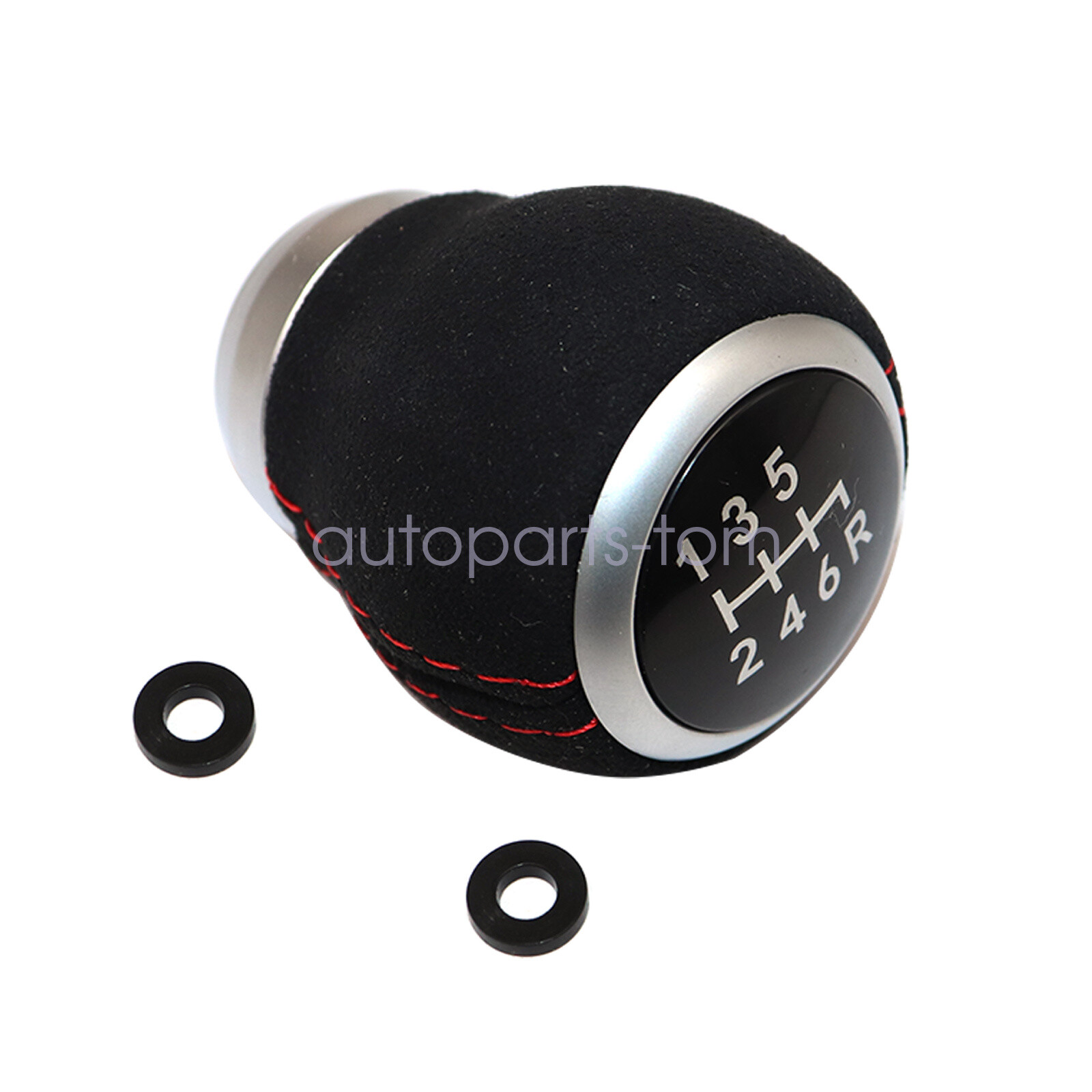 6 Speed Shift Knob Gear Weighted Alcantara For 2004-2021 Subaru Impreza ...