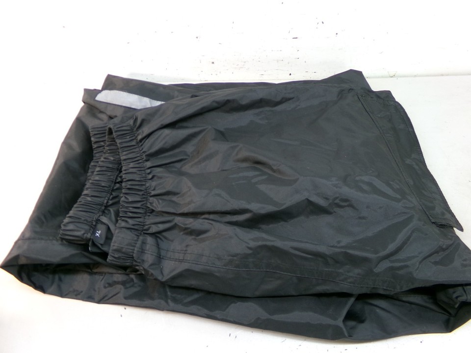 BILT BLW 8 Waterproof Motorcycle Over Pants XL Black Riding Rain Snow ...