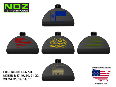 for Glock 17 19 Gen 1-3 Grip Frame Plug Aluminum Color Fill Engraved U ...