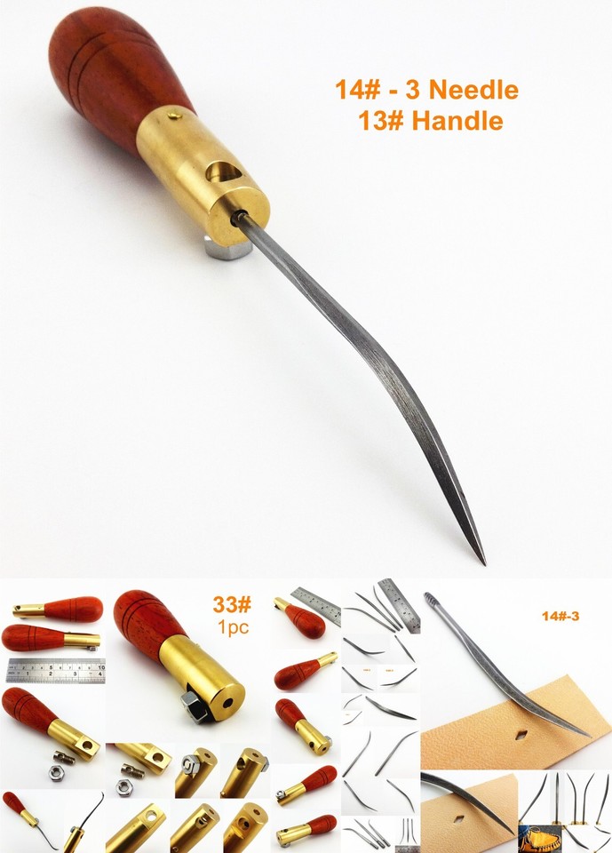 14#-3 Leather Craft Shoemaker Cobbler Flat Arc Curved Diamond Upper ...