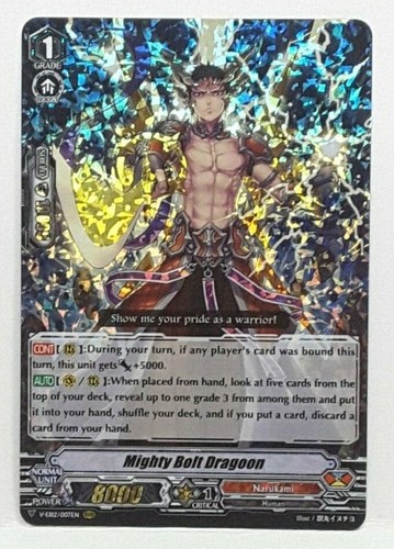 Bushiroad Cardfight!! Vanguard Mighty Bolt Dragoon V-EB12/007EN RRR ...