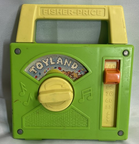 Vintage Fisher Price Toy Radio Wind Up Music Box Toyland 1983 #795 ...