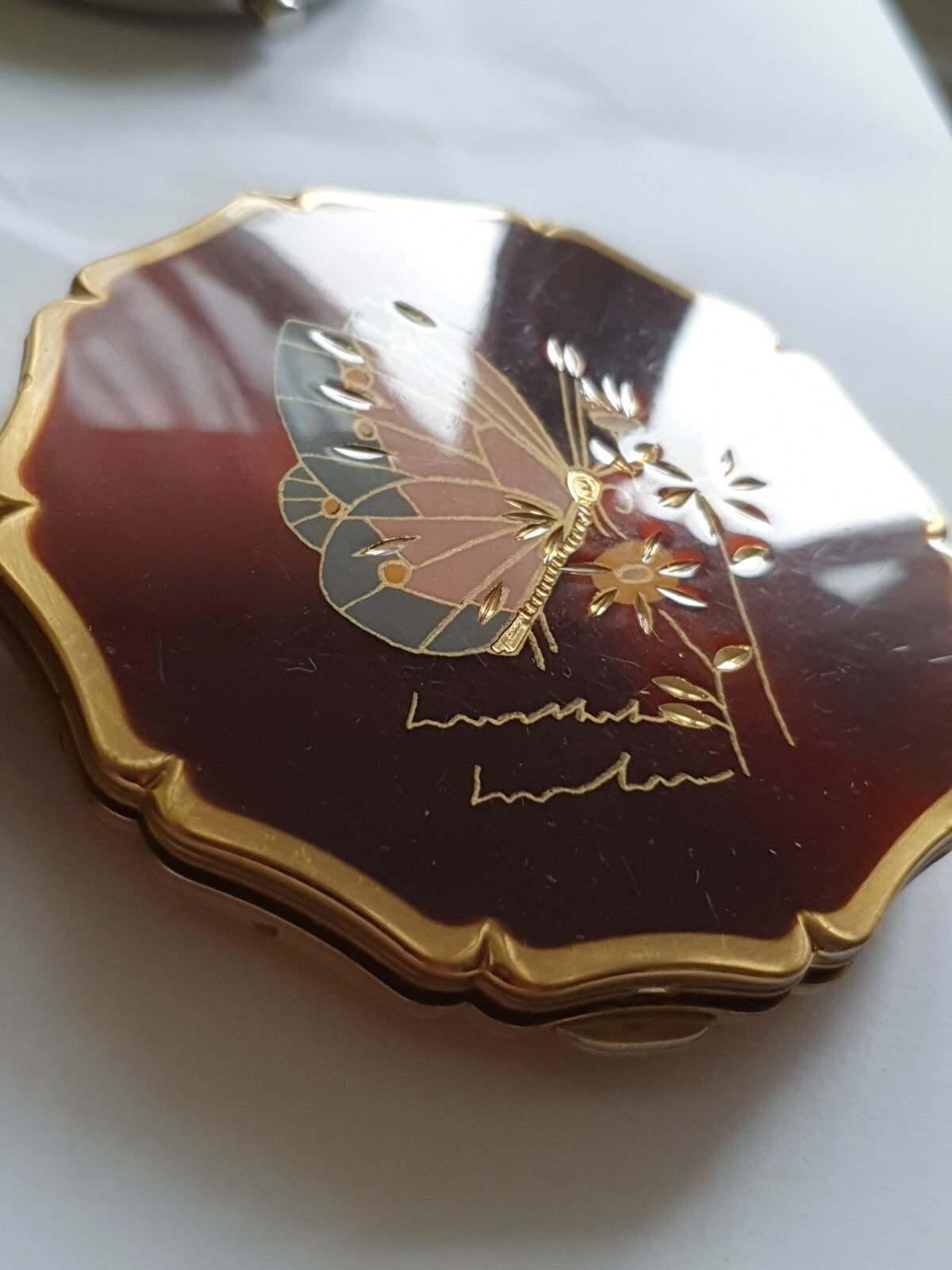 2 x Vintage Stratton Powder Compacts, Butterfly and 21st Birthday | eBay UK