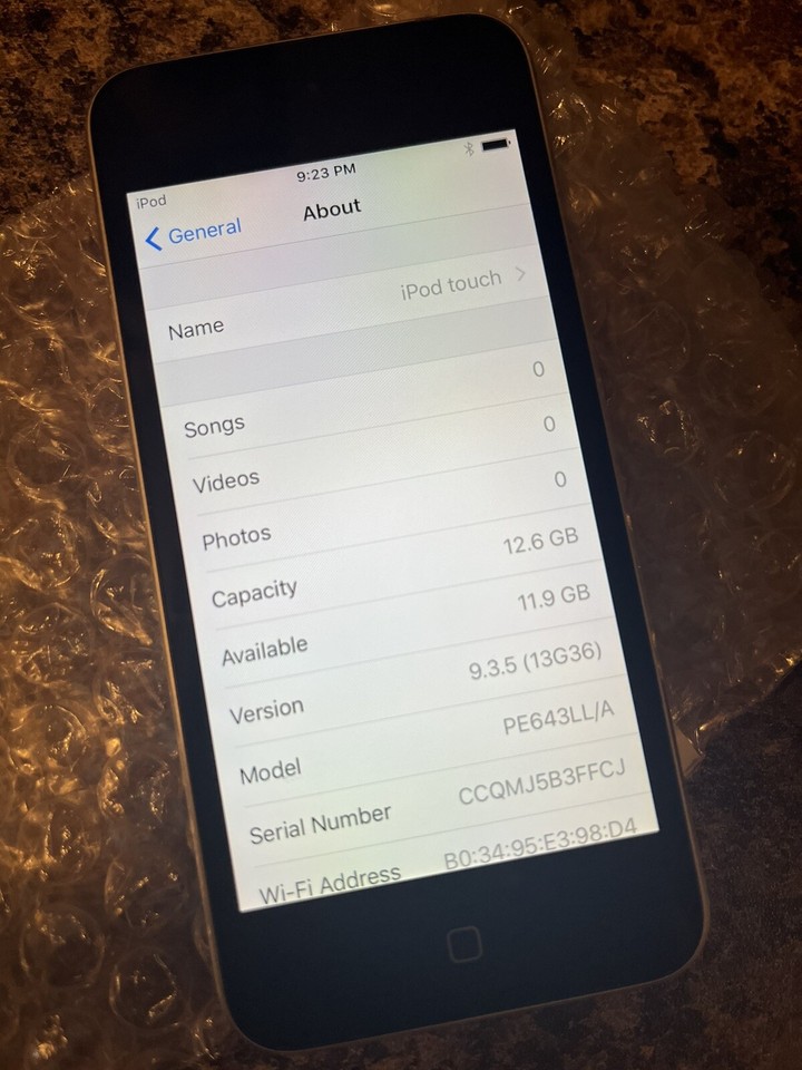 Apple iPod Touch 5th Generation (A1509) 16GB Silver | eBay