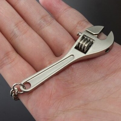 4agegarage Mini Tool Model Wrench Adjustable Spanner Key Chain | eBay