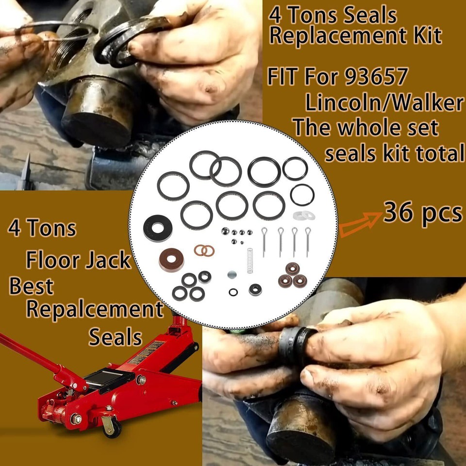 For Lincoln Walker Floor Jack 4 Ton Seals Replacement Kit Cylinder ...