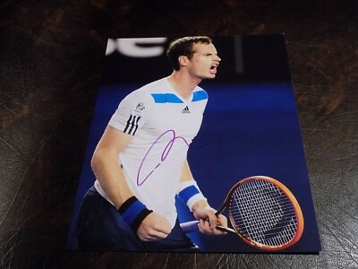 ANDY MURRAY AUTOGRAPHED TENNIS 8X10 PHOTO W/COA | eBay