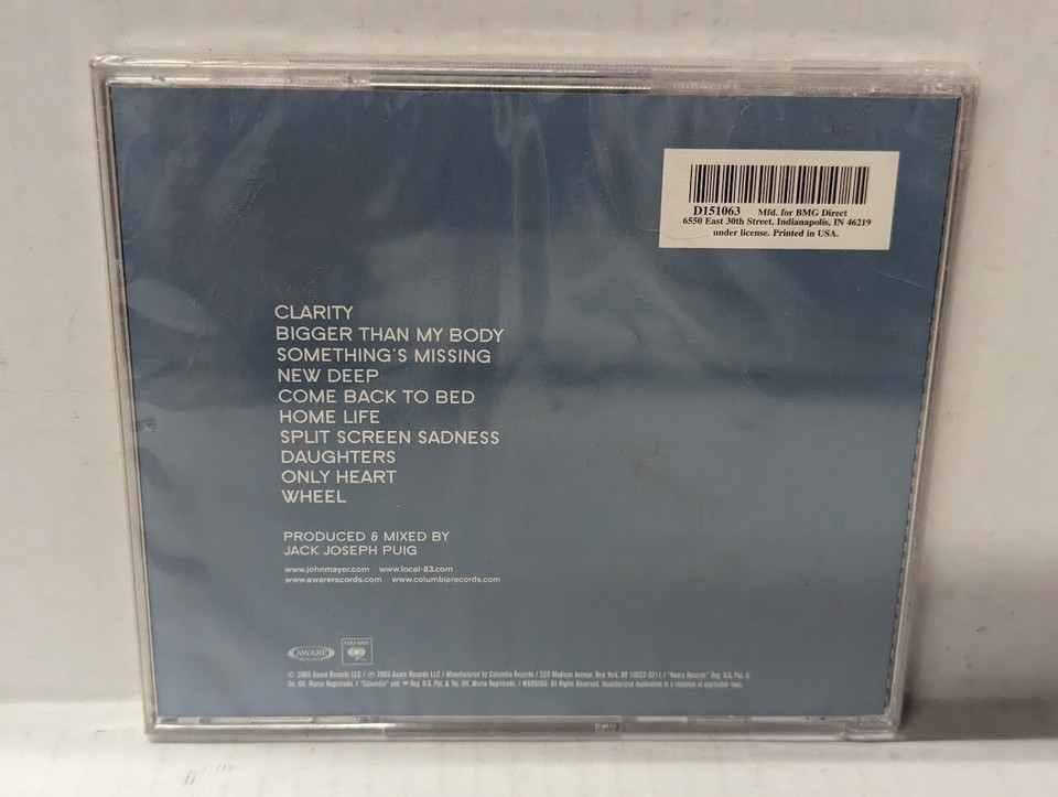 JOHN MAYER Heavier Things CD 2003 Aware/Columbia Records New Sealed | eBay
