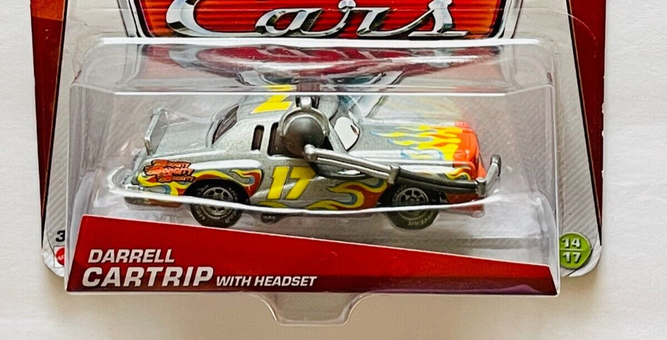 Disney Pixar Cars Darrell Cartrip Headset Car World Grand Prix | eBay