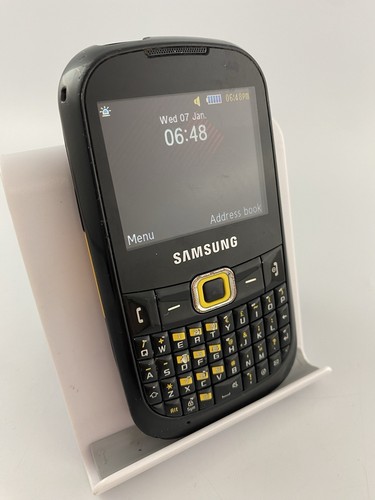Samsung B3210 Black & Yellow O2 Network 40MB 2.2" QWERTY Mobile Button ...