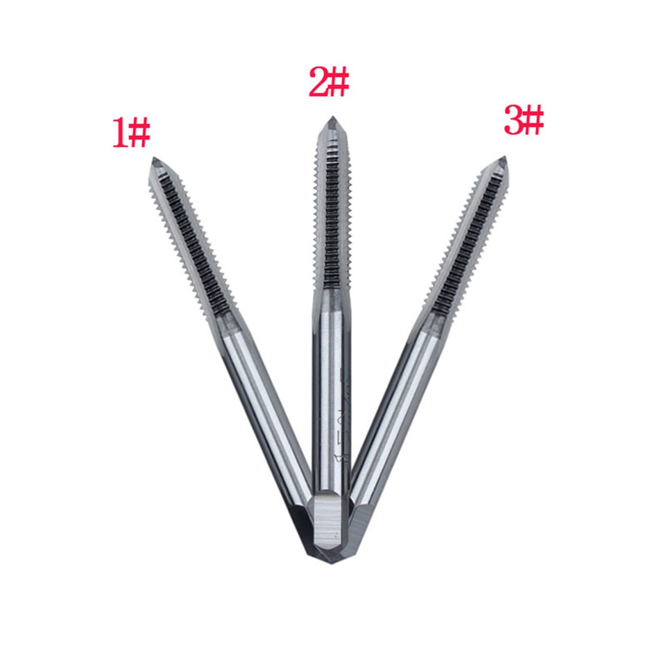 M2.5 ~ M30 Metric Tap Taper 2nd Plug 3rd bottoming + Drill + Die 1st 5 ...