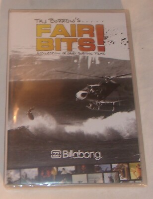 TAJ BURROW'S FAIR BITS! MOVIE DVD IN NEW CONDITION SURFING BILLABONG ...