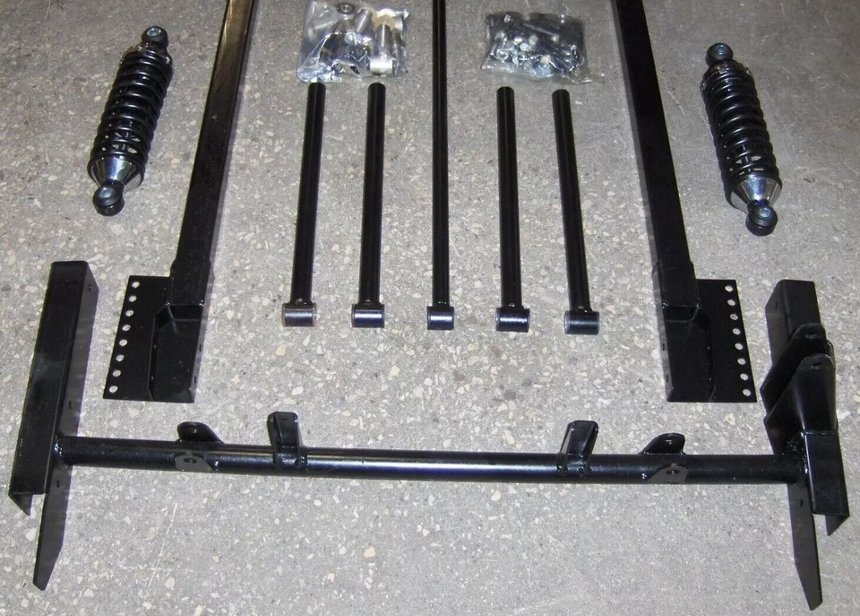 1962-67 Chevy II Nova Rear Parallel 4-link Kit w/ Coilover & Subframe ...
