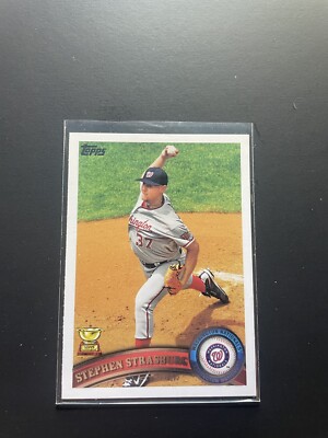 2011 Topps Series 1 #183 Stephen Strasburg Washington Nationals All ...