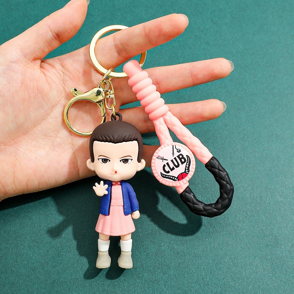 Stranger Things Characters Silicone Keychain Pendant 7pcs/set | eBay