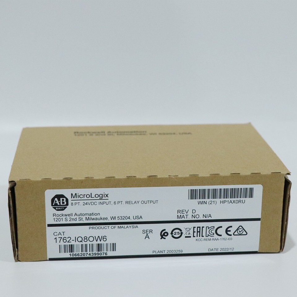 1762-IQ8OW6 /A Allen-Bradley MicroLogix Combination Module 1762IQ8OW6 ...