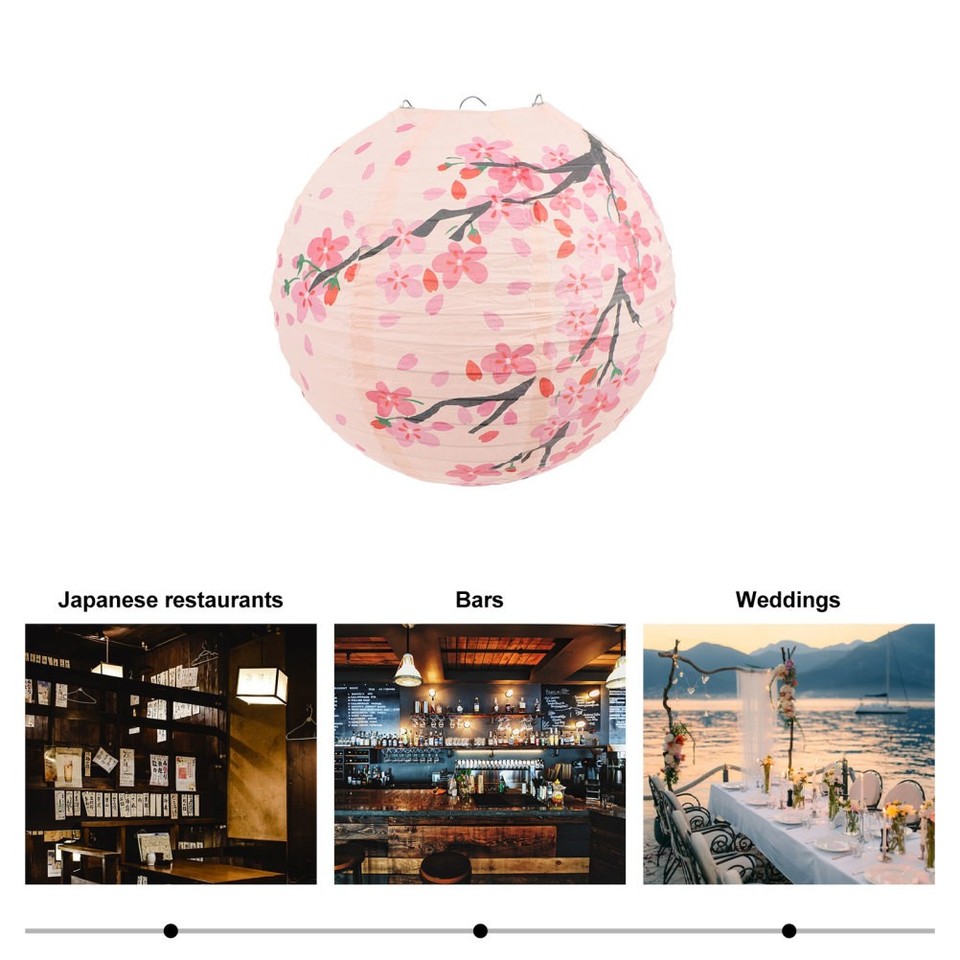 Japanese Papers Lantern Paper Hanging Lantern Ornament Party Decorative ...