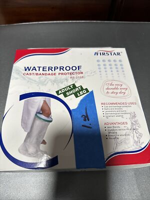 Waterproof Short Leg Cast Cover for Shower and Bath Reusable Sealed ...