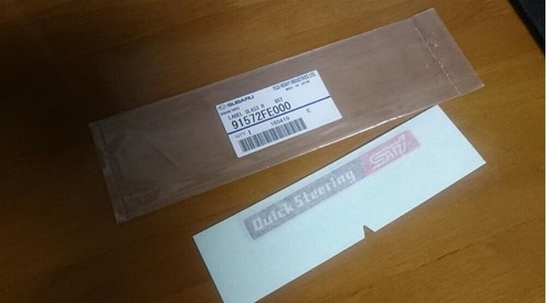 SUBARU GENUINE OEM Impreza GDB WRX STI QUICK STEERING Sticker Decal | eBay