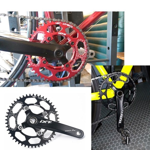 MTB Bike Narrow Wide Round Chainwheel Disc 104BCD 40/42/44/46/48/50/52 ...