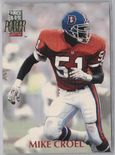 1992 Power Denver Broncos Football Card #51 Mike Croel | eBay
