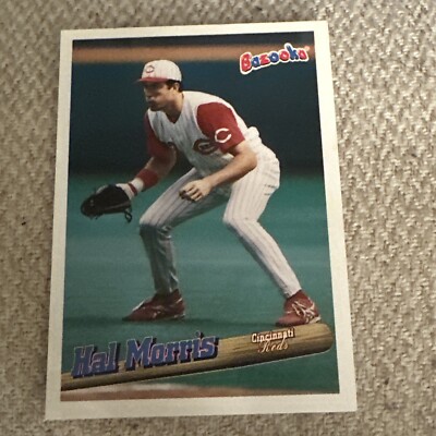 1996 Bazooka Baseball Card #112 Hal Morris | eBay