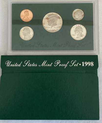 1998 Proof Set U.S. Mint Original Government Packaging OGP NO COA | eBay