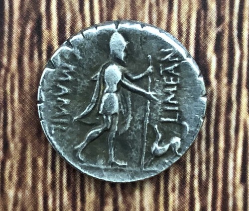 Roman Coin 82 BCE Denarius. Odysseus and Argus Greek Odyssey. MODERN ...