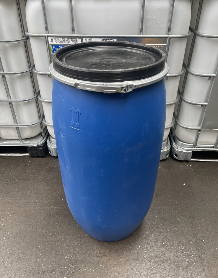 220l 150l 120l 60l 30l Plastic Open Top Barrel Drum Shipping Storage ...