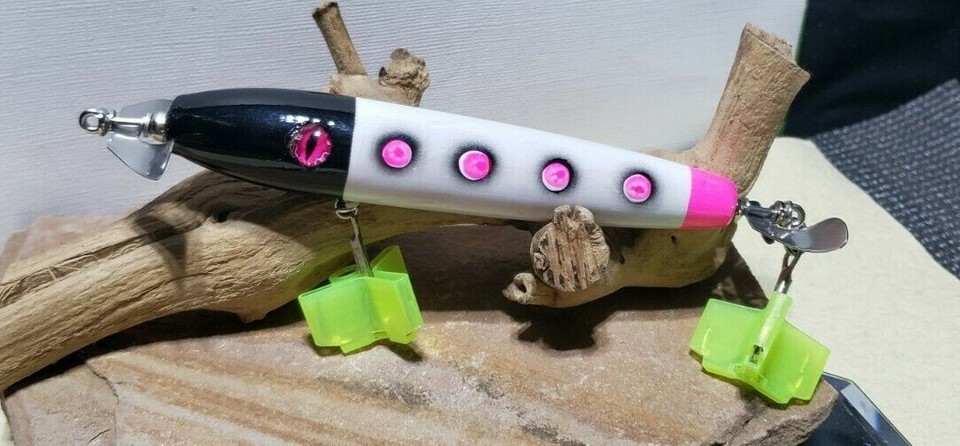 5 inch Custom Handmade wooded Chopper topwater lure( WONDER LURE) | eBay