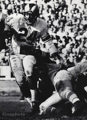1950s NFL FOOTBALL Los Angeles Rams TOMMY WILSON Running Back Photo Art ...